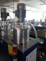 China Manually Model Ab Epoxy PU Silicone Resin Potting and Mixing Machine with Foot Pedal for sale