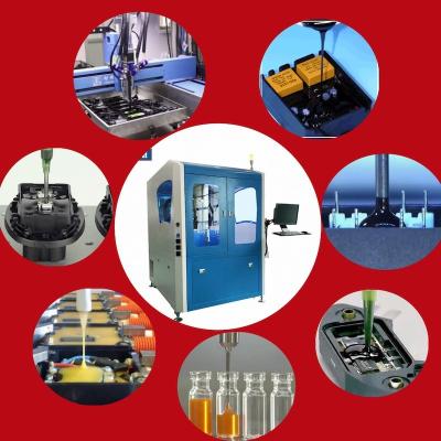 China High Frequency Transformer Potting Machine With Safety Door Protection Vertical Installation for sale