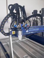 China Daheng Patent Plunger Pump Glue Potting Machine With Adjustable Ab Ratio / Tanks for sale