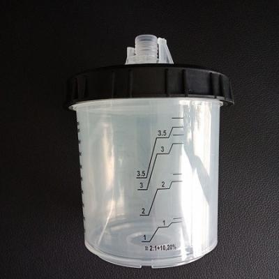 China 600ml 125mic screw paint mixing cup for sale