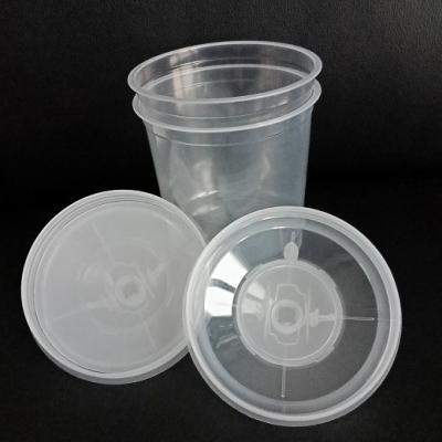 China plastic liners and lids of paint mixing cup for car repair center for sale