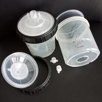 China nice quality flexible paint mixing cup set for spray gun for sale