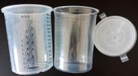China Disposable plastic mixing cups set for spray gun for sale
