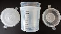 China Disposable plastic mixing cups set for spray gun for sale