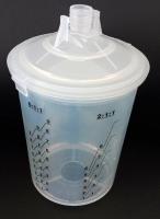 China Disposable plastic mixing cups set for spray gun for sale