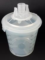 China Disposable plastic mixing cups set for spray gun for sale