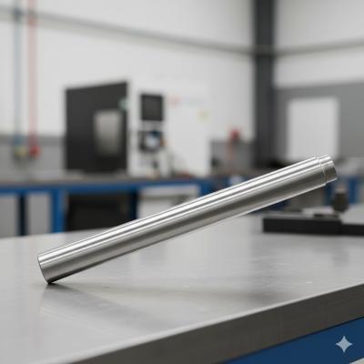 China CK45 Chrome Plated Piston Rod | Ø 50mm x 7500mm | 30μm Chrome Layer | Precision Tolerance for sale