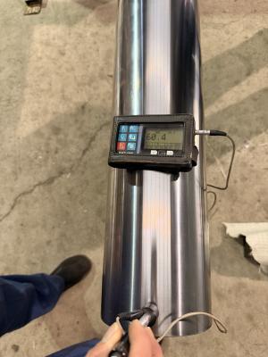 China Induction Hardened CK45 Chrome Plated Piston Rod | Ø 100mm x 7500mm | 30μm Chrome Layer | High-Strength Precision Shaft for sale