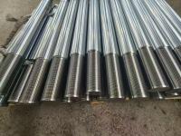 China Hard Chrome Plated Hydraulic Piston Rod with HRC50-55 Hardness and 40Cr Alloy Steel for High Durability for sale