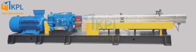 China 600rpm Plastic Blending Double Twin Screw Extruder Machine 600kg/H-1000kg/H for sale