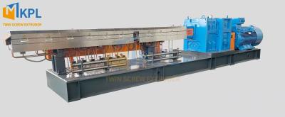 China 600 Rpm Compounding Triple Screw Extruder Machine For Engineering Plastics Sheet for sale