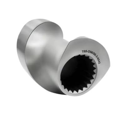 China Single Flighted Plastic Extruder Screw Element Machine Parts SUS304 for sale