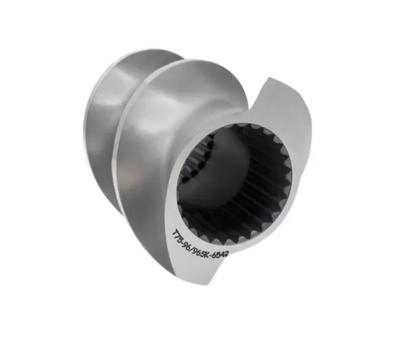 China Plastic Material Extruder Screw Element Replacement Parts OD100mm for sale