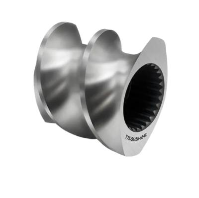 China Double Flighted Twin Screw Extruder Screw Elements Compressor OEM ODM for sale