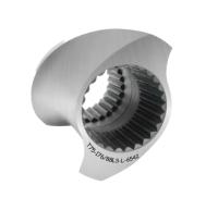 China Engineering Plastic Extruder Screw Element Parts Customized for sale