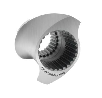 China Engineering Plastic Extruder Screw Element Parts Customized for sale