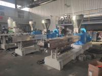 China 35mm–95mm Triple Screw Extruder Wood Plastic Pelletizing Equipment for sale