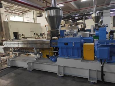 China Triple Screw Plastic Pellet Extruder Pet Food Extrusion Equipment Custom for sale