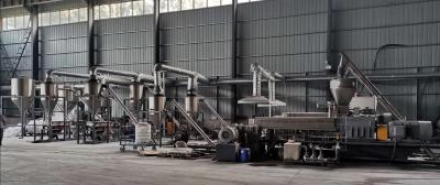 China Color Masterbatch Polyethylene Granules Extruder Machine Double Stage for sale