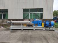 China PLC Touchscreen Profile Plastic Filament Extrusion Machine For Polymer Modification for sale