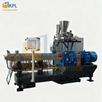 China OEM Compounding Tri Screw Food Extrusion Equipment Masterbatch Extruder 45kW for sale