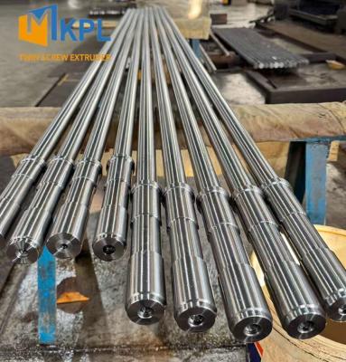 China SNE Co Rotating Extruder Shaft Spare Parts PP Plastic Production Spline for sale