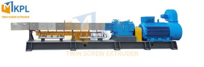 China 110kW 65mm Non Intermeshing Twin Screw Extruder Co Rotating 300Kg/H-500Kg/H for sale