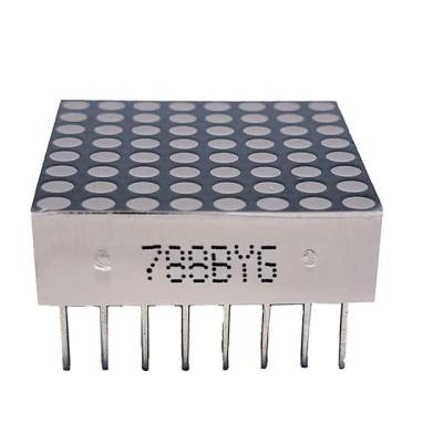 China PART 8X8 20 MM YELLOW-GREEN LED MATRIX for sale