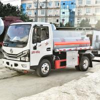 China Custom 2000L Dongfeng Mini Carbon Steel Kitchen Oil Drum Fuel Oil Tanker Truck Transport for sale