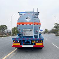 China 24000L PE Lining 3 Axles Hydrochloric Acid Tank Semi Trailer Chemical Transport Safety Solution for sale