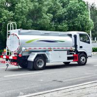 China Custom Small Size 3000L Fuel Oil Tanker Truck Mobile Storage Vehicle Oil Refueling Solution for sale