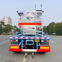 China Tri Axle Concentrated Sulfuric Acid Chemical Transport Tank Semi Trailer with Enhanced Safety for sale