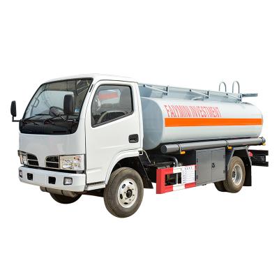 China Mini Diesel Cooking Oil 5000 Liters Fuel Oil Tanker Truck Transport Vehicle Carbon Steel Tank for sale