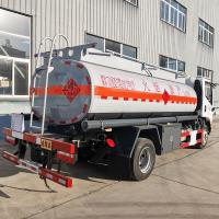 China 150-250hp FAW 8000L 4X2 Fuel Oil Tanker Truck Storage Tank Oil Transport Vehicle for sale