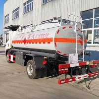 China 150-250hp FAW 8000L 4X2 Fuel Oil Tanker Truck Storage Tank Oil Transport Vehicle for sale