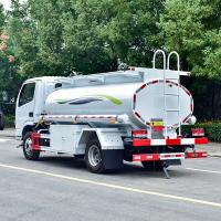 China Manual Transmission Dongfeng Small 6000L Diesel Gasoline Fuel Oil Tanker Truck 5-10T GVW for sale