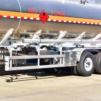 China 38000 Liter Large Capacity Stainless Steel Fuel Delivery Tank Semi Trailer Long Distance Transport for sale