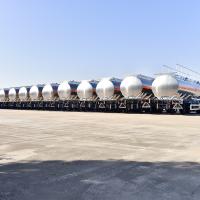 China 38000 Liter Large Capacity Stainless Steel Fuel Delivery Tank Semi Trailer Long Distance Transport for sale