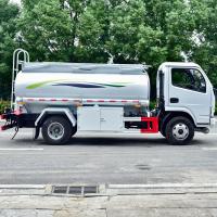 China Dongfeng 5000 Liters Manual Transmission 5 Forward Shift Fuel Oil Tanker Truck Philippines for sale
