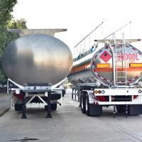 China Versatile 2 Axle 3 Axle 33000L 38000L Gasoline Oil Fuel Tank Semi Trailer Truck for Long Haul for sale
