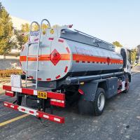 China FAW 4x2 8000 Liters Large Tank Volume Fuel Oil Tanker Truck Carbon Steel Transport for sale