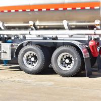 China Dual Axle Stainless Steel 33000L 38000L Diesel Gasoline Fuel Tank Semi Trailer Transport Vehicle for sale