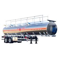 China 33000L 38000L 2 Axles Oil Fuel Tank Semi Trailer Transport Truck 10400x2500x3800mm Dimensions for sale