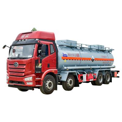 China Phosphoric Nitric Hydrochloric Acid Tanker Truck Semi Trailer 21T - 30T Load Capacity for sale