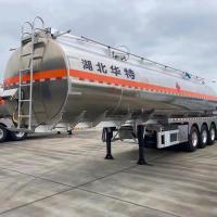 China 42000 Litres Stainless Steel Diesel Jet Fuel Tank Semi Trailer Truck 20-100T Load Capacity for sale