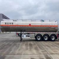 China 30000L-60000L Stainless Steel 5182 Fuel Oil Tank Semi Trailer Flexible Capacity Transport for sale