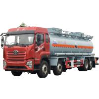 China 8x4 Drive Wheel 15CBM Corrosive Toxic Acidic Liquid Chemical Tank Semi Trailer Truck Transport for sale