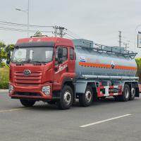 China 8x4 Drive Wheel 15CBM Corrosive Toxic Acidic Liquid Chemical Tank Semi Trailer Truck Transport for sale