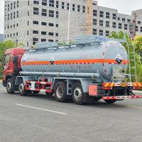 China 8x4 Drive Wheel 15CBM Corrosive Toxic Acidic Liquid Chemical Tank Semi Trailer Truck Transport for sale