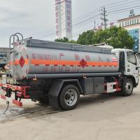 China Small Mini 8000L 8 Ton 4x2 Fuel Oil Tanker Truck Malaysia 5-10T GVW Carbon Steel Transport for sale